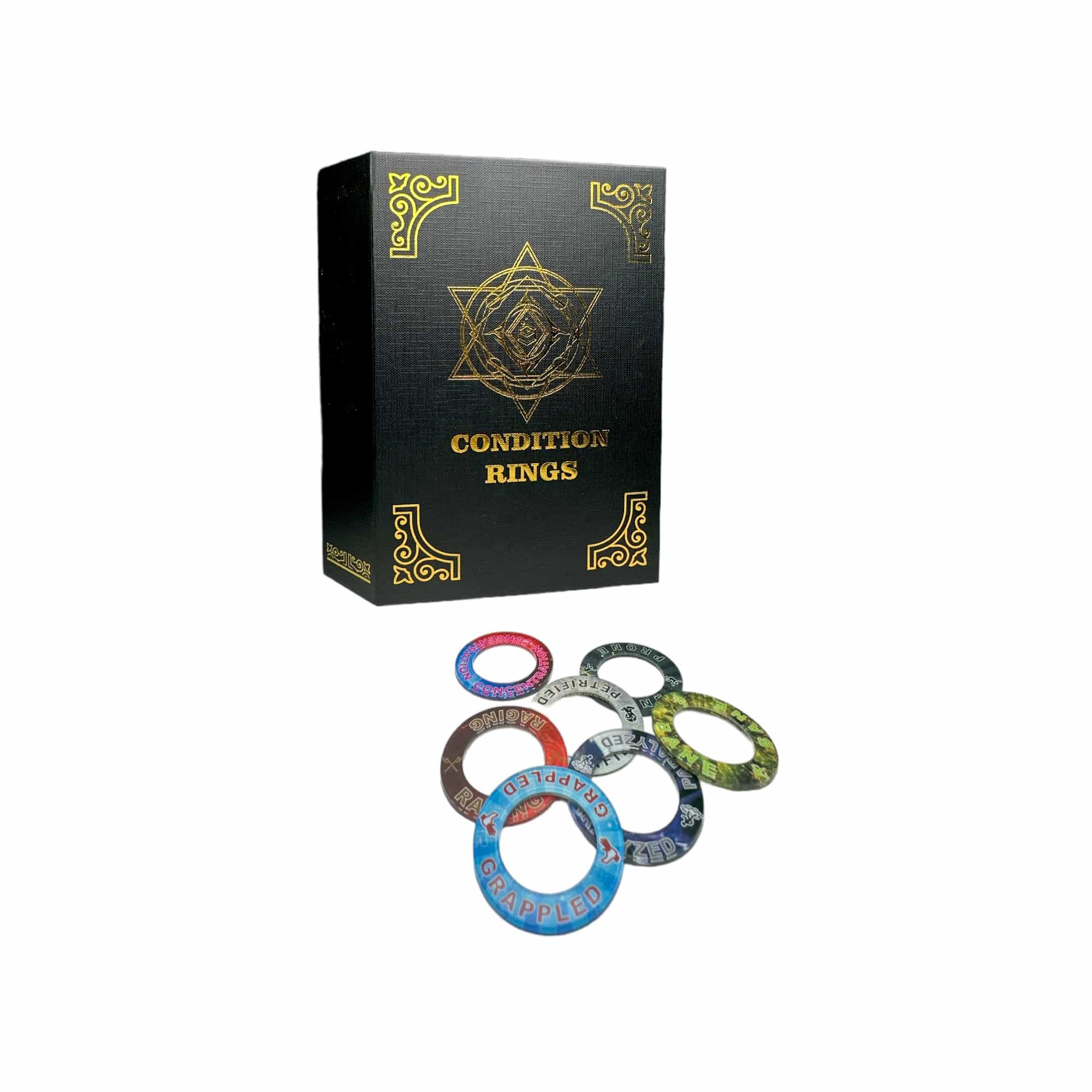 D&D Miniatures Conditioning Rings - FeniksForge